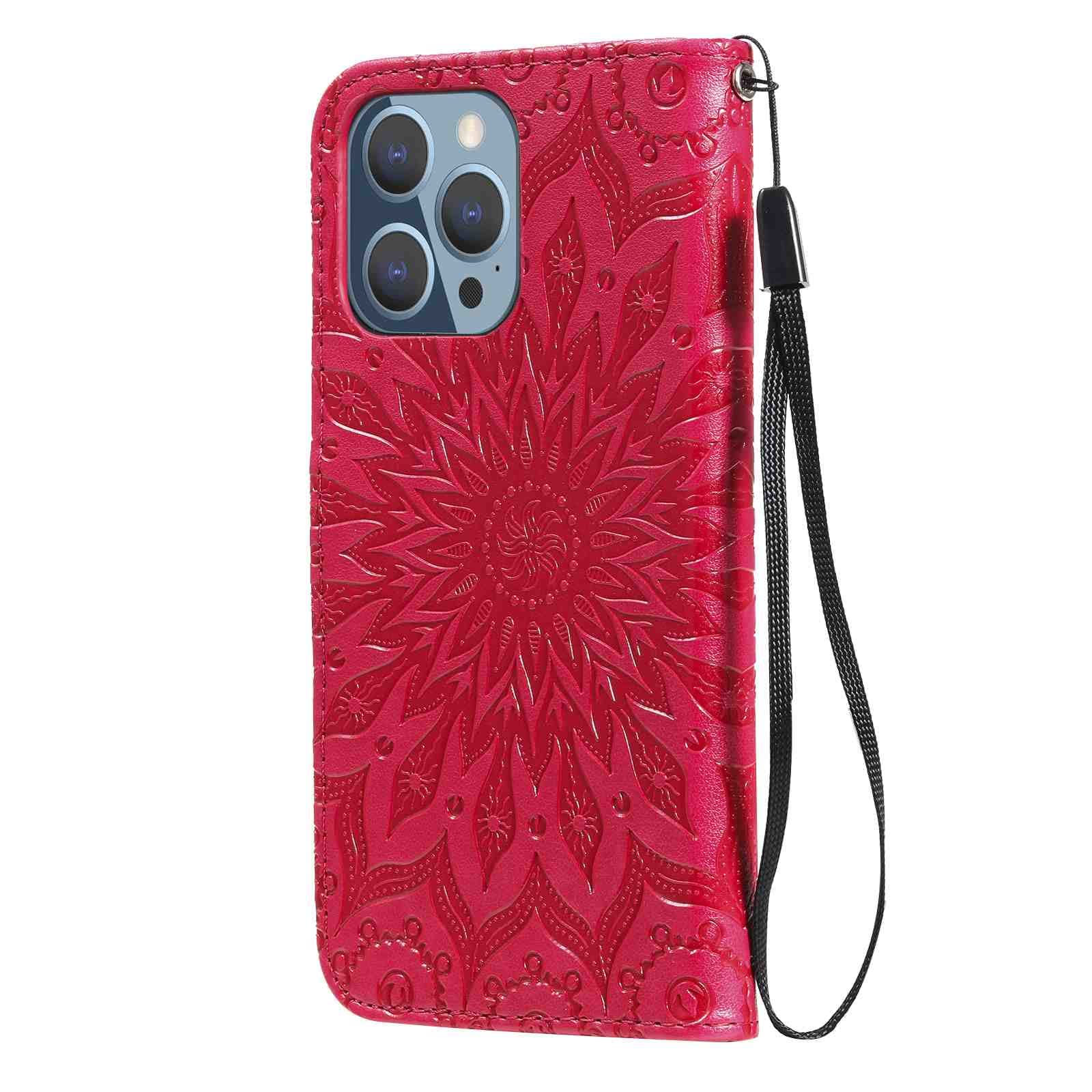 Fansipro Phone Cover Wallet Folio Case for Oppo Reno 6 PRO Plus 5G, Premium PU Leather Slim Fit Cover for Reno 6 PRO Plus 5G, 2 Card Slots, Exact Fitting, Red