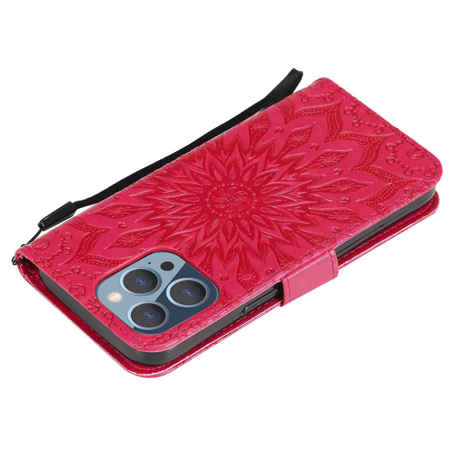 Fansipro Phone Cover Wallet Folio Case for Oppo Reno 6 PRO Plus 5G, Premium PU Leather Slim Fit Cover for Reno 6 PRO Plus 5G, 2 Card Slots, Exact Fitting, Red