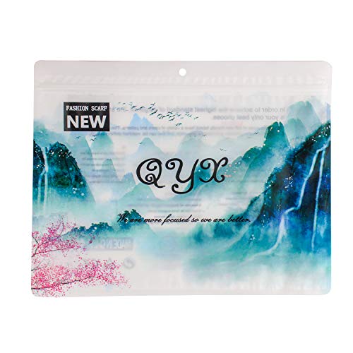 Qyx Winter Cashmere Solid Color Scarf-Fashion Women's Large Warm Shawls and Wraps-Adult Long Classic Scarf Gift for Lover