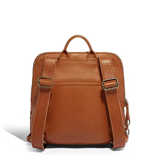 American Leather Co. - Cleveland Midsize Backpack - Highly Functional & Superbly Fashionable - Saddle Smooth