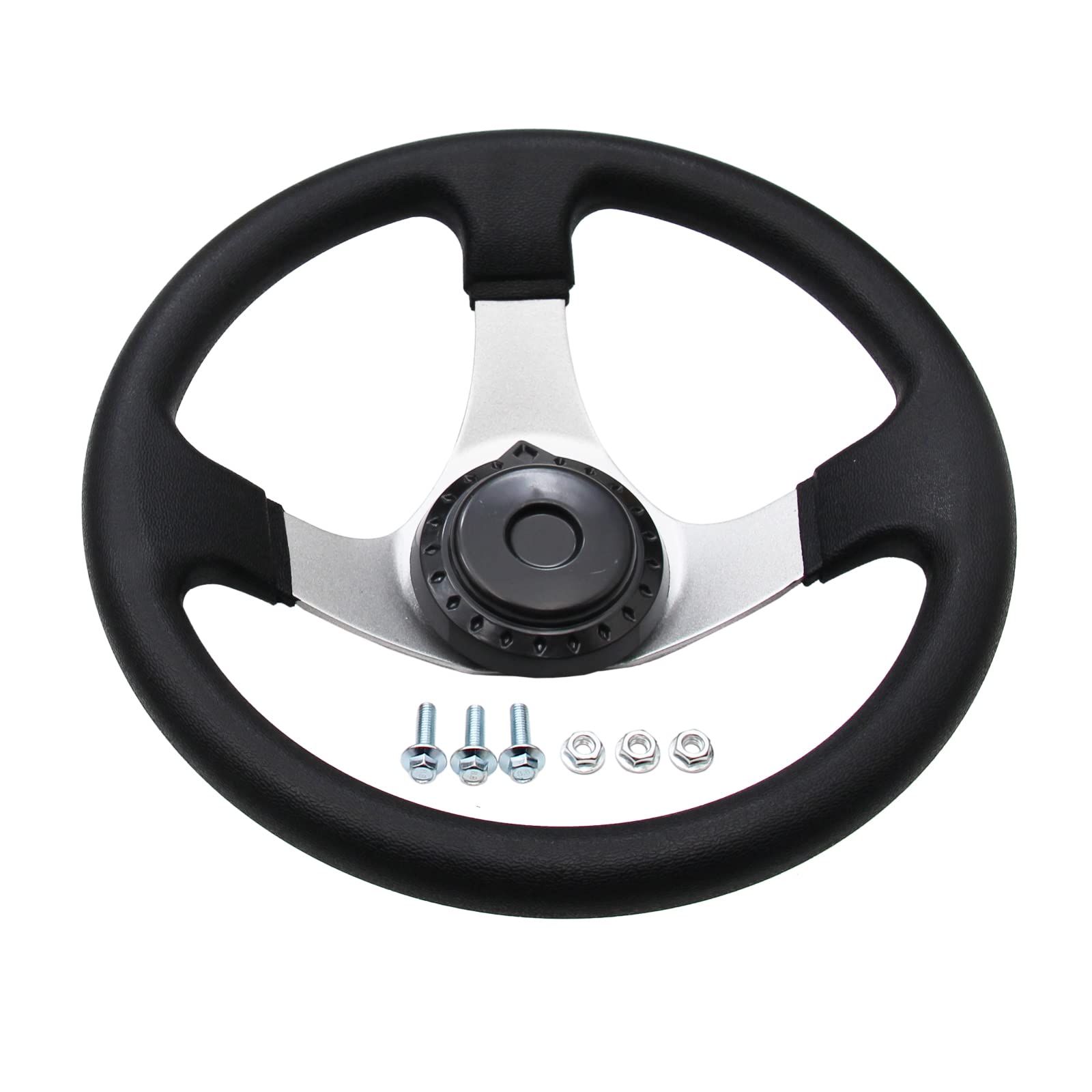 320mm(12.6“) Gear Rack Pinion & 300mm Steering Wheel Full Steel For 110cc Go Kart Gokart