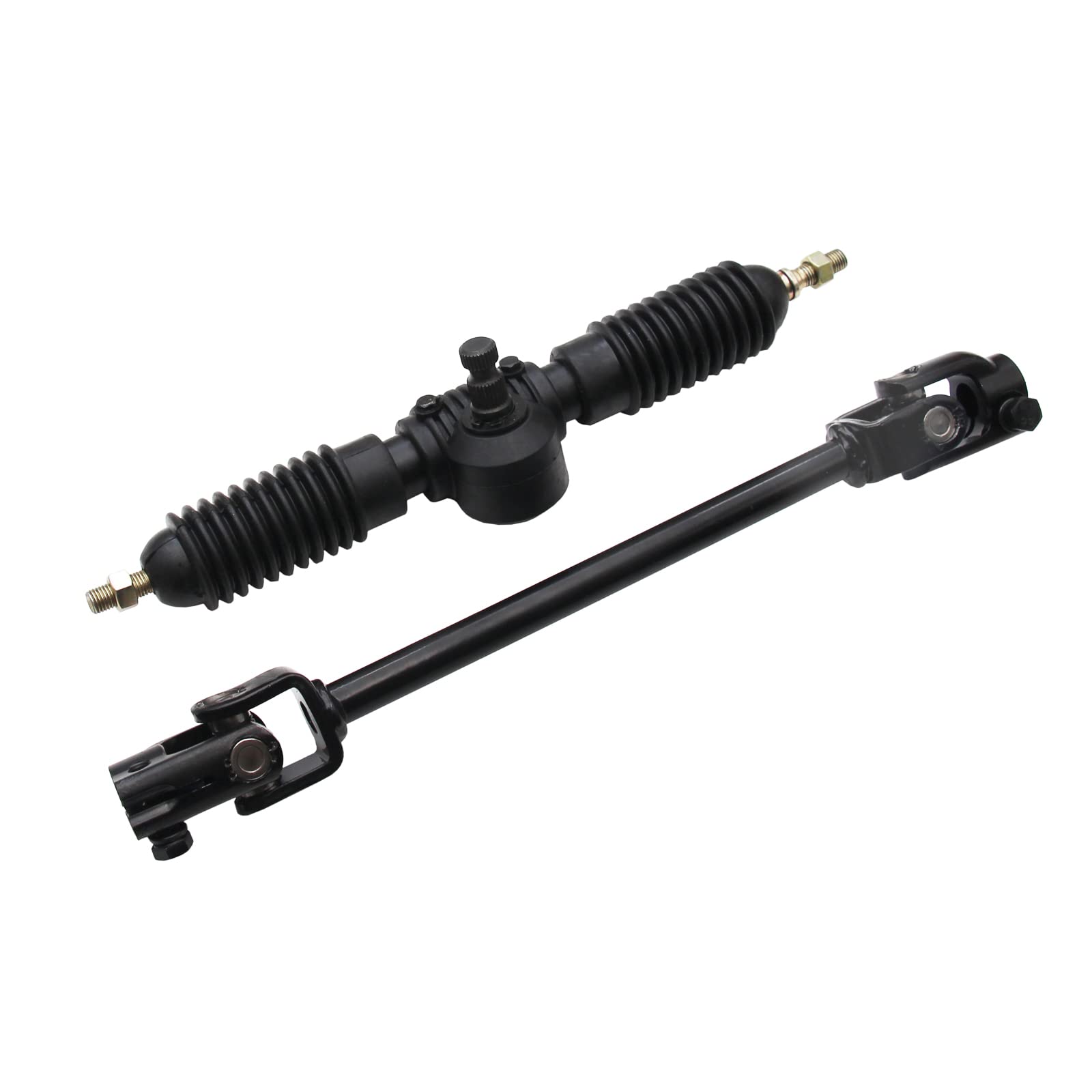 320mm(12.6“) Gear Rack Pinion & 300mm Steering Wheel Full Steel For 110cc Go Kart Gokart