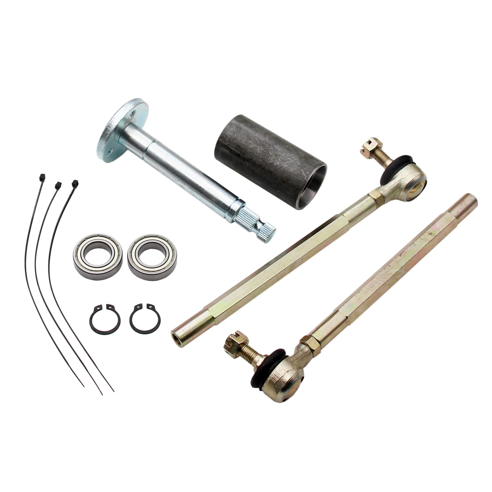320mm(12.6“) Gear Rack Pinion & 300mm Steering Wheel Full Steel For 110cc Go Kart Gokart