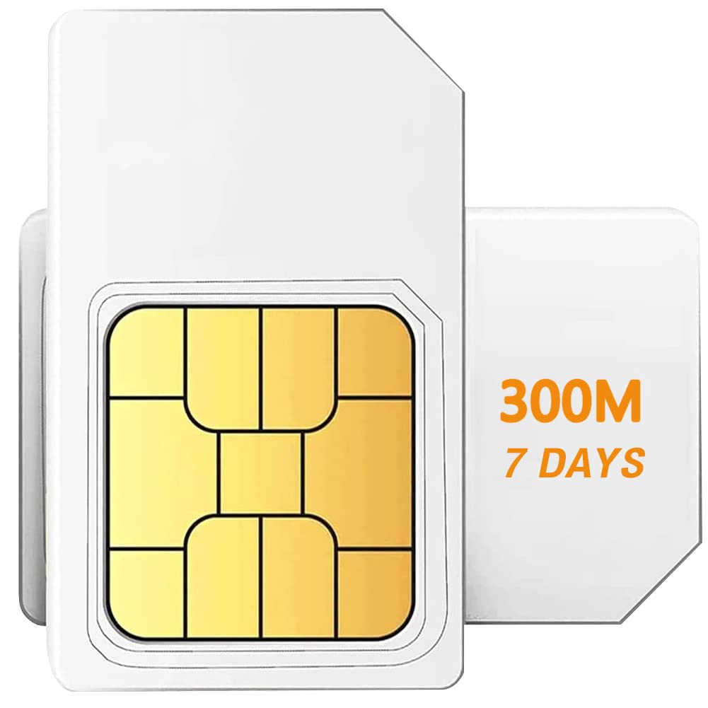 Prepaid SIM Card | United Arab Emirates 7 Days,Unlimited Internet Access,Date Card Data SIM Card for GPS Devices, Security and Hunting Trail Game Cameras Travel (for Data Use Only)