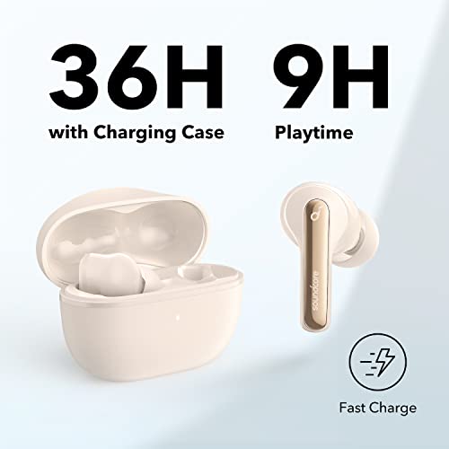 Soundcore by Anker Life P3i Hybrid Active Noise Cancelling Earbuds, 4 Mics, AI-Enhanced Calls, 10mm Drivers, Powerful Sound, App for Custom EQ, 36H Playtime, Fast Charging, Transparency (Renewed)