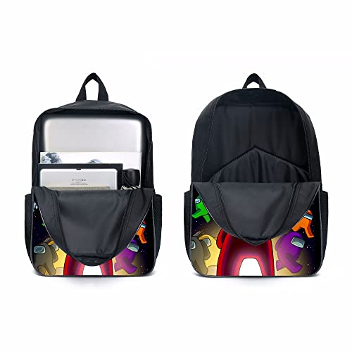 HIONRE Backpack Cartoon Pattern Bookbag For Men Women, High Capacity Light Resistant Durable Backpacks, Suitable For Travel and Outdoor Sports Leisure Backpack 16inches