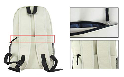 WANHONGYUE Detective Conan Anime Cosplay Daypack Casual Backpack Day Trip Travel Bag Beige /2