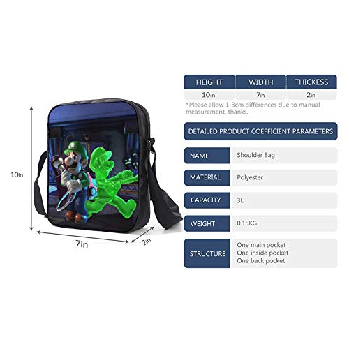 Mylshbest Backpack 3 Pcs Set, Anime Daypack With Shoulder Bag Pencil Case, Travel Bag Bookbag for Boys Girls
