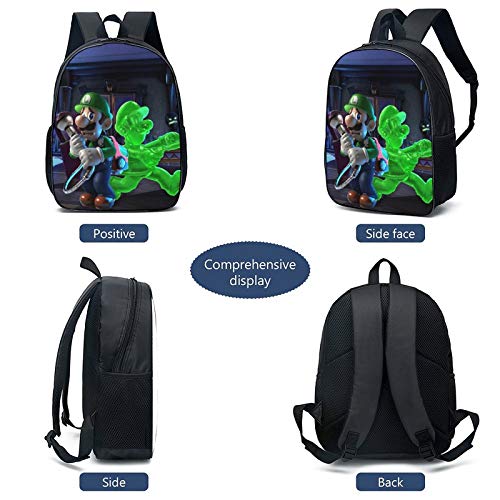 Mylshbest Backpack 3 Pcs Set, Anime Daypack With Shoulder Bag Pencil Case, Travel Bag Bookbag for Boys Girls