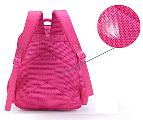 Eybunll Tur Red Backpack Meilin Cartoon Lightweight Travel Bag Bookbag for Boy Girls