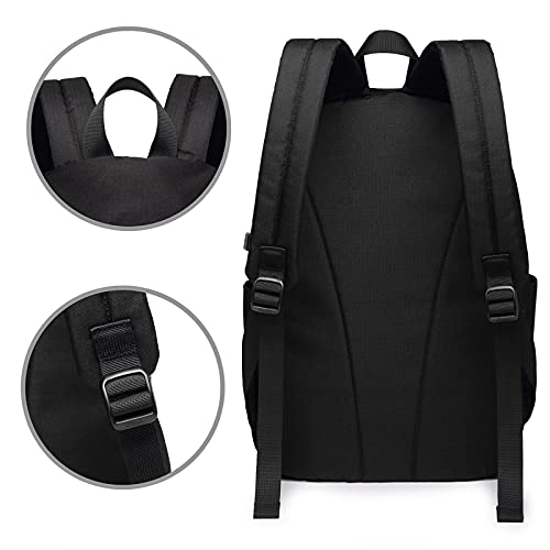 Girls und Panzer 17 Inch Laptop Backpack Unisex Travel Backpack with USB Charging Port Bookbag Daypack
