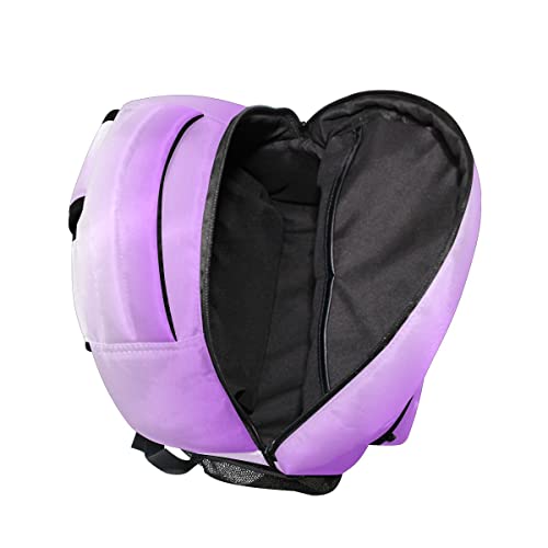 Gradient Purple Backpack for Boy Girl Bookbag School Bag Daypacks for Women Gradient Purple