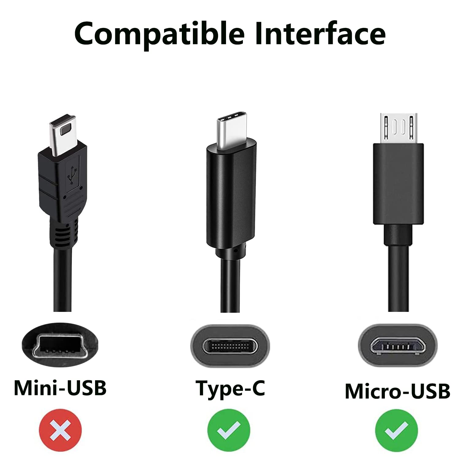KQWOMA Replacement PS4/5 Controller Charger and Data Transfer Cord，Micro Charging Cable Compatible with Playstation 4/5, PS4 Slim/Pro, Xbox One S/X Controller and etc (3.3FT)
