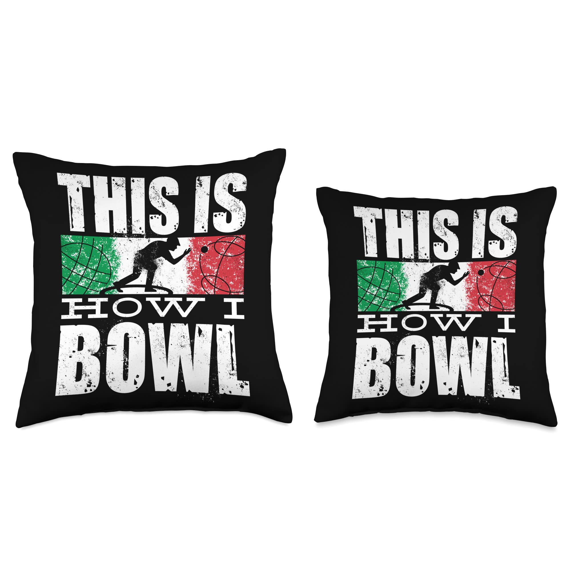 Bocce Ball Player Boules Bocce This Is How I Bowl Throw Pillow