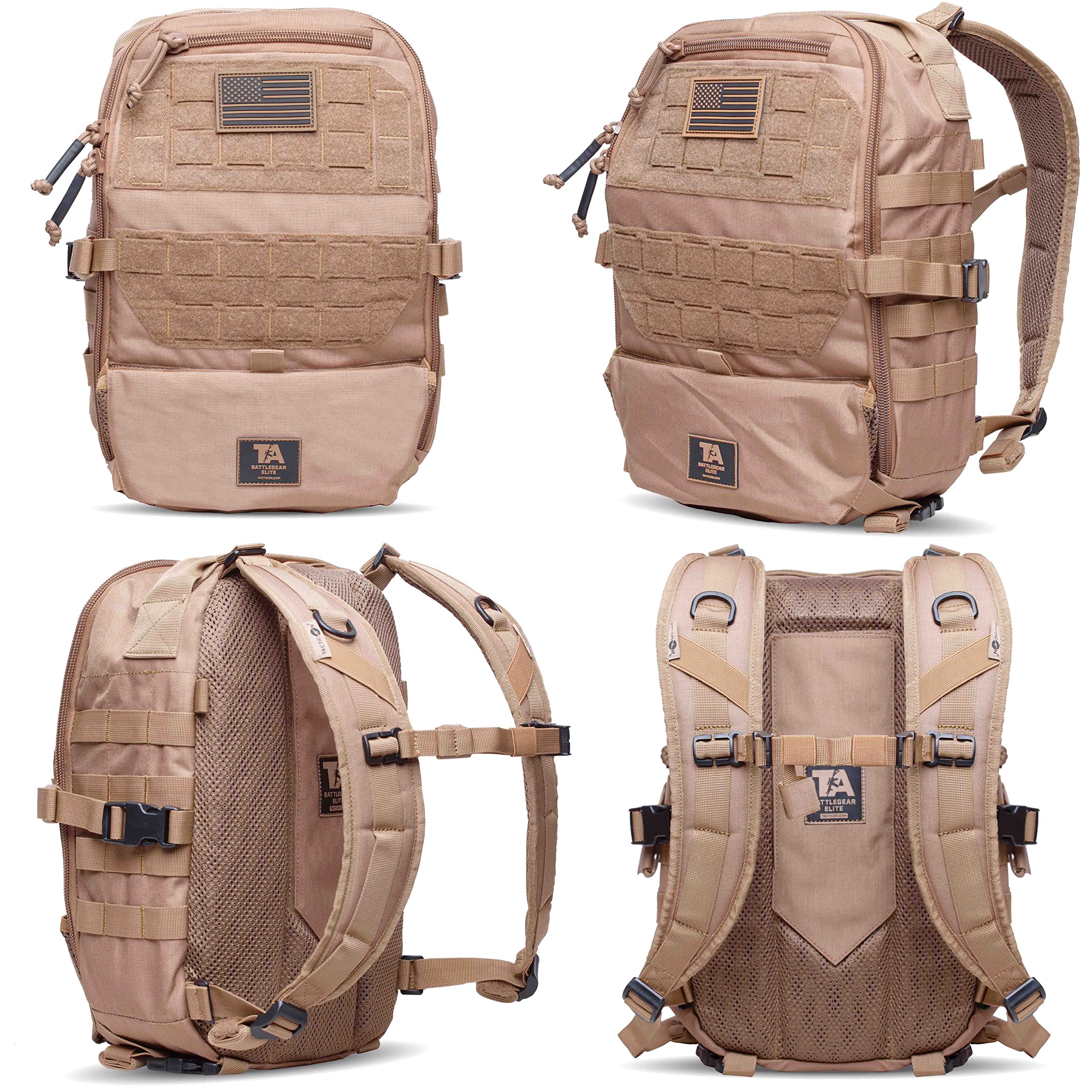 BattlePack Elite | Standalone and Tactical Vest Backpack | Combat Veteran Owned Company | 1 Day Assault Pack | Outdoors Pack