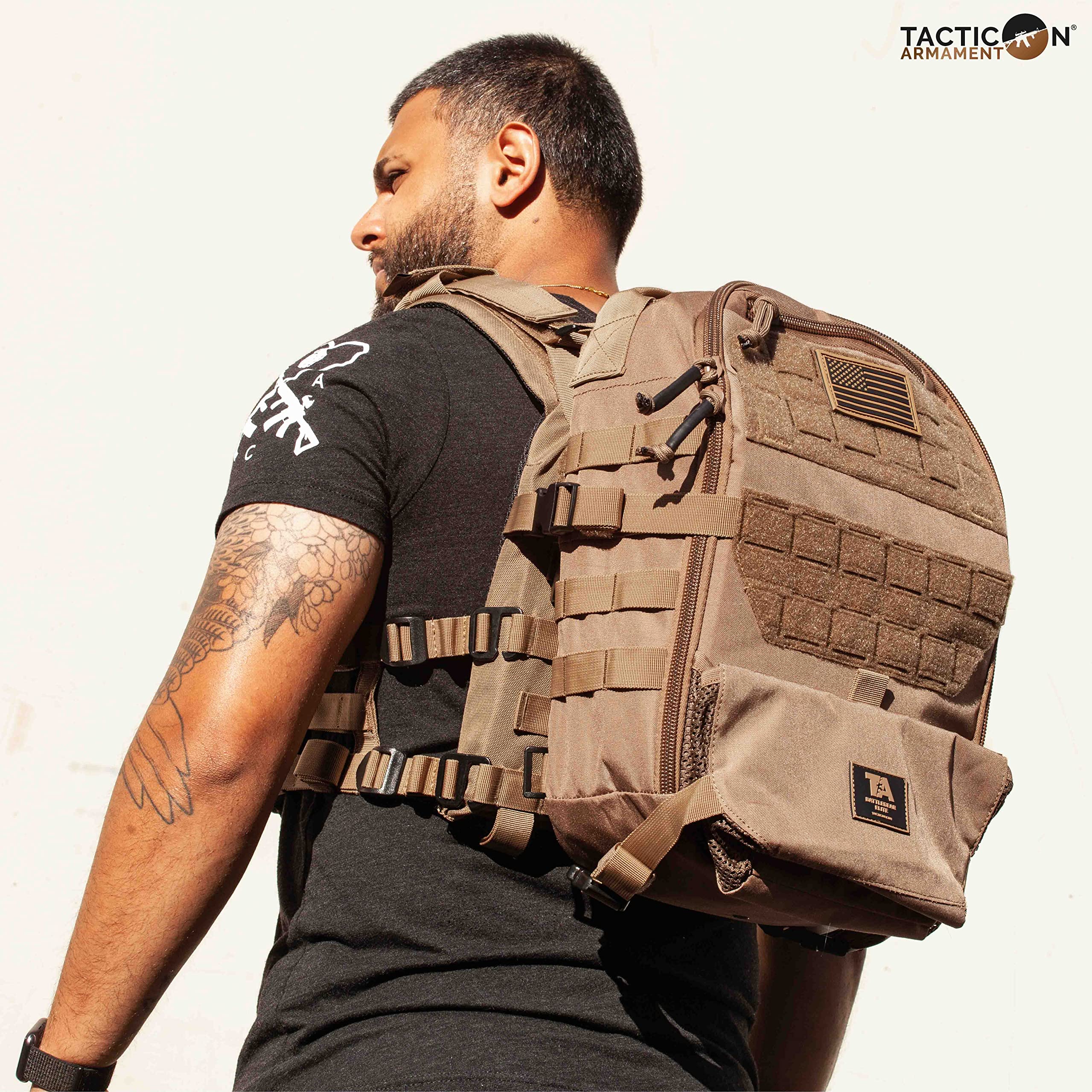 BattlePack Elite | Standalone and Tactical Vest Backpack | Combat Veteran Owned Company | 1 Day Assault Pack | Outdoors Pack