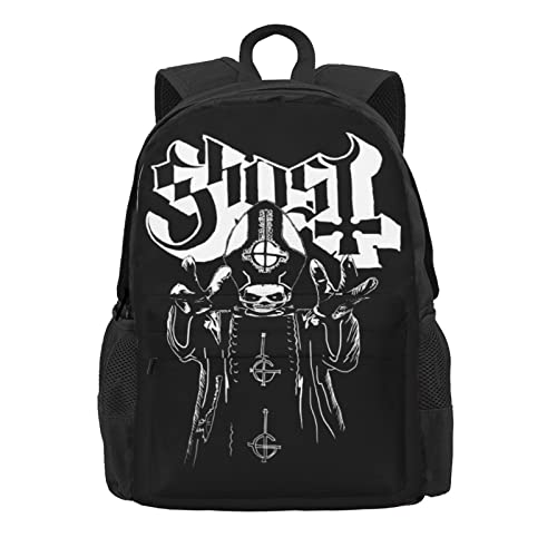 LIODFGLER ghost band logo unisex Lightweight backpack Traveling Backpack Multifunctional Cute Cool Lightweight Backpack Large Capacity