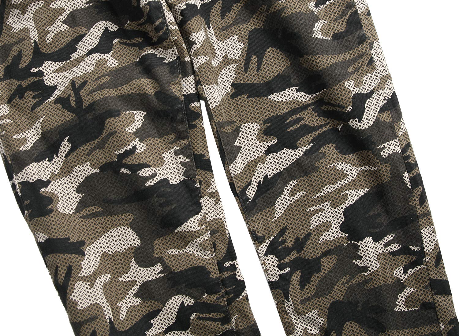 DANT BULUN Men's Fashion Casual Printed Jeans Stretch Skinny Denim Jogger Pants (30,1553-4)
