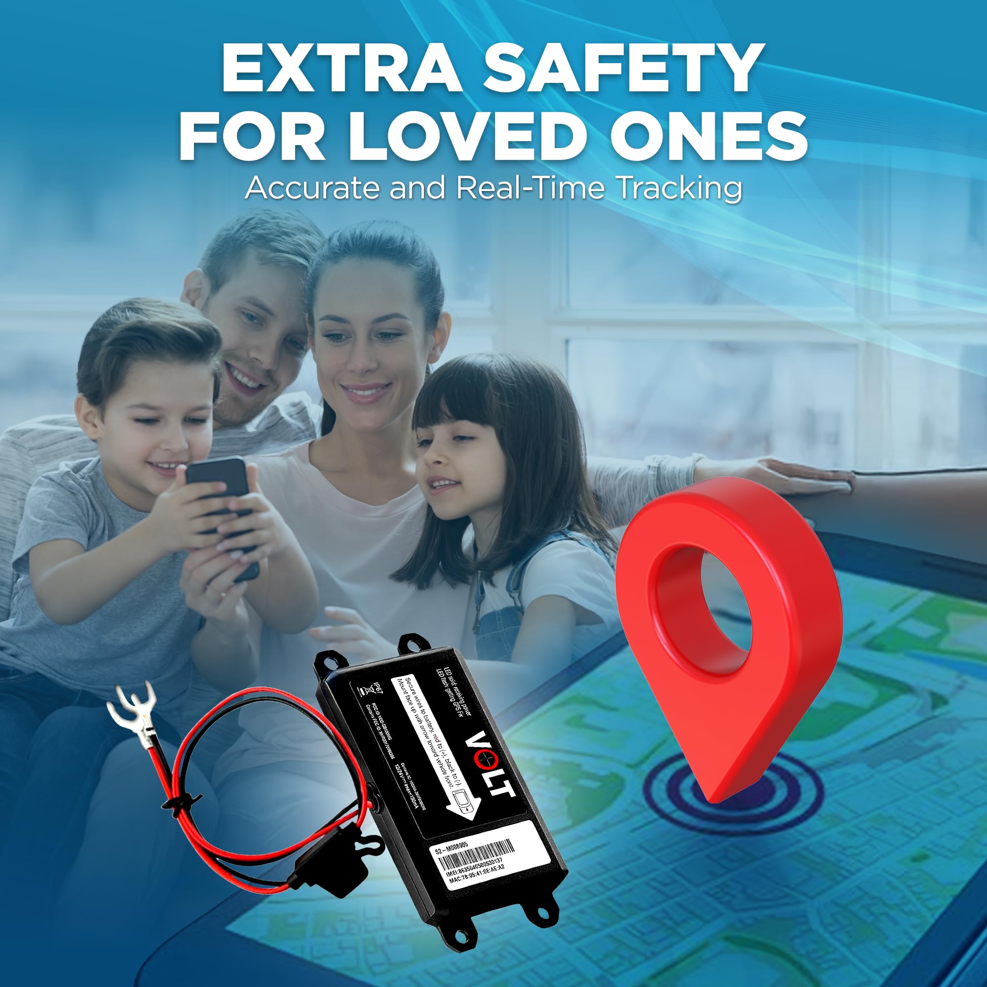 Lightning GPS Easy Wired 4G Vehicle GPS Tracker – Hardwired Hidden Tracking Device, Waterproof, Covert, Real-Time Fleet Security for Cars, Trucks, Motorcycles & Vehicles - Subscription Required