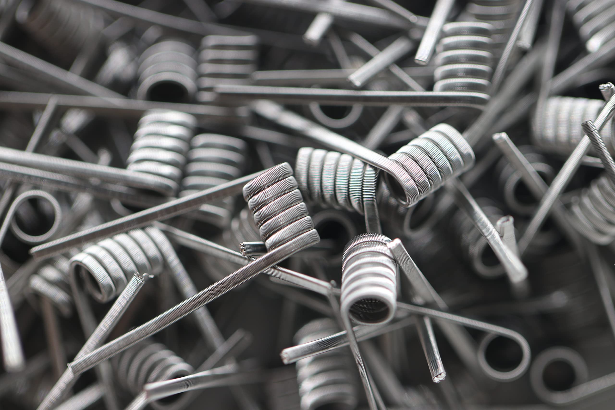 NNK Fused Clapton Coil Heating Resistance Wire Coil Nichrome Mixed Ni90+Ni80 0.26Ω Inner Diameter 3.0mm 100pcs/box