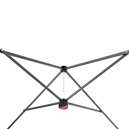 ARROWHEAD OUTDOOR 13βx13β Pop-Up Canopy & Instant Shelter, 150D Fabric Construction, Adjustable Height, Wheeled Carry Bag, Guide Ropes & Stakes Included, Brown & Tan v2 (New) (KGS0389U)