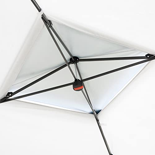 ARROWHEAD OUTDOOR 13βx13β Pop-Up Canopy & Instant Shelter, 150D Fabric Construction, Adjustable Height, Wheeled Carry Bag, Guide Ropes & Stakes Included, Brown & Tan v2 (New) (KGS0389U)