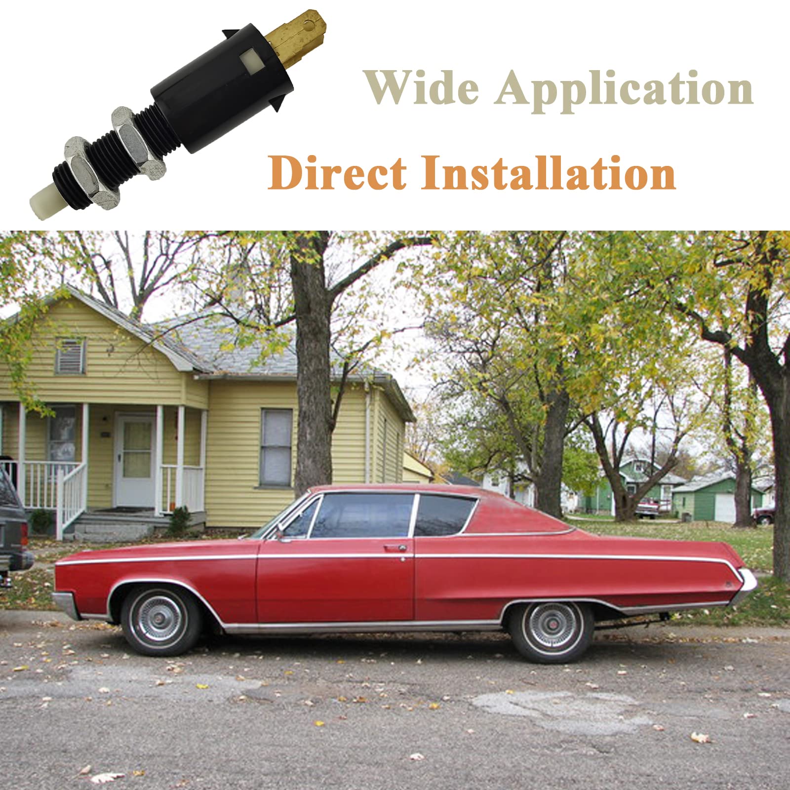 I Little Bamboo SLS66 Stoplight Switch, S237 Brake Light Switch Replacement for Chevrolet GMC K5 Blazer Compatible with Ford 1S5238 SLS-66 1362835 SW535 F4821