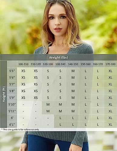 AmélieBoutik Women V Neck Twist Front Cable Knit Long Sleeve Ribbed Sweater (Dark Gray Small)