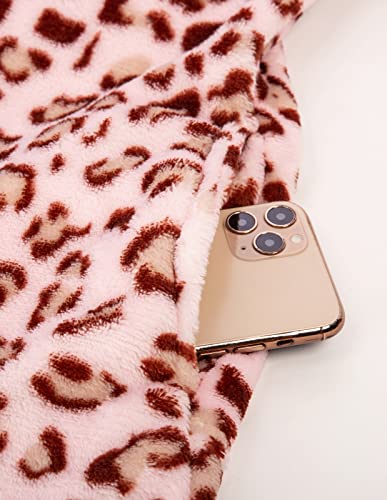 Zexxxy Women’s Stitch Costume Leopard Print Onesies Oversized Pluse Size Pink Leopard Print 2Xl