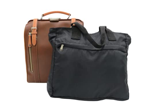Kiwada Patrick Vertical Dulles Backpack, Business Bag, With Folding Bag, Men's, Red Brown