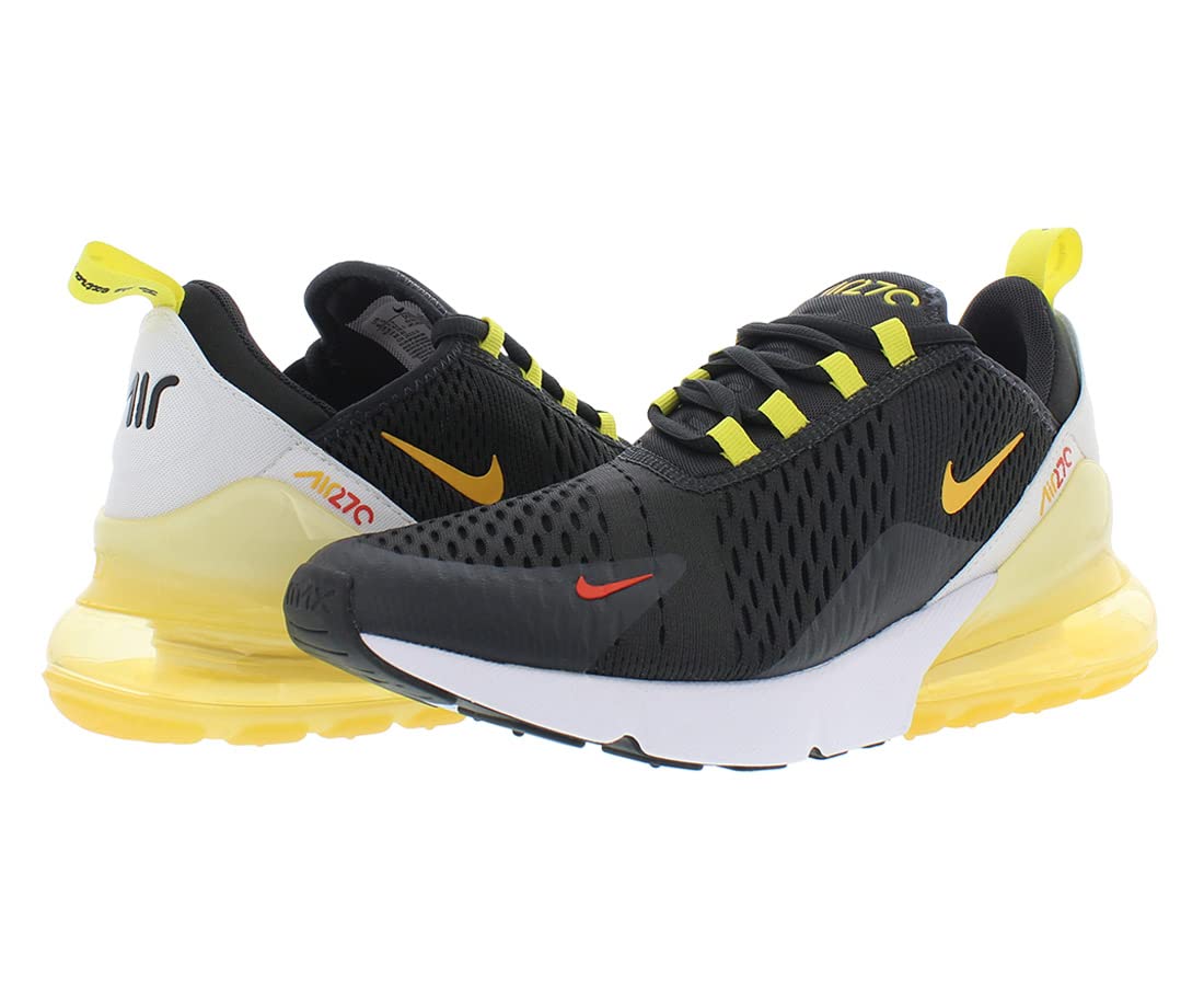 Nike Men's Air Max 270 Running Shoes, Anthracite/Yellow Strike/Summit White/Pollen, 9