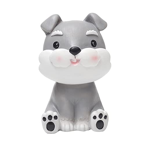 Sempoda Cute Animal Glasses Holder, Resin Funny Decorative Eyeglass Holder, Creative Dog Corgi Bulldog Pug Schnauzer Glasses Holder Stand for Home Office Desktop Decoration