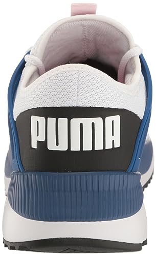 PUMA Mens Pacer Future Sneaker, PUMA Mens White-Clyde Royal-for All Time Red, 9
