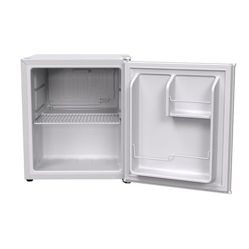Husky Premium White Mini Refrigerator with 1.5 Cu.ft./43L Capacity, Countertop Mini Fridge with Reversible Door, Retro Mini Fridge, Freestanding Small Fridge for Bedroom, Bar, and Office