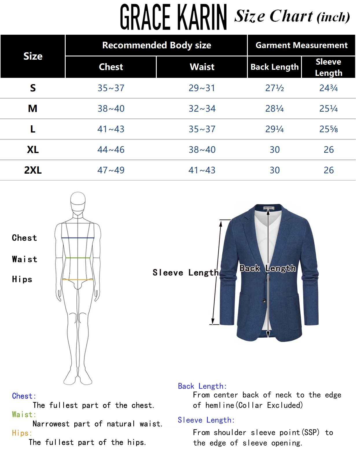 Men's Casual Knit Denim Suit Blazer Jackets Breathable Stretch Notch Lapel Collar Business Work Sports Coats Two Button