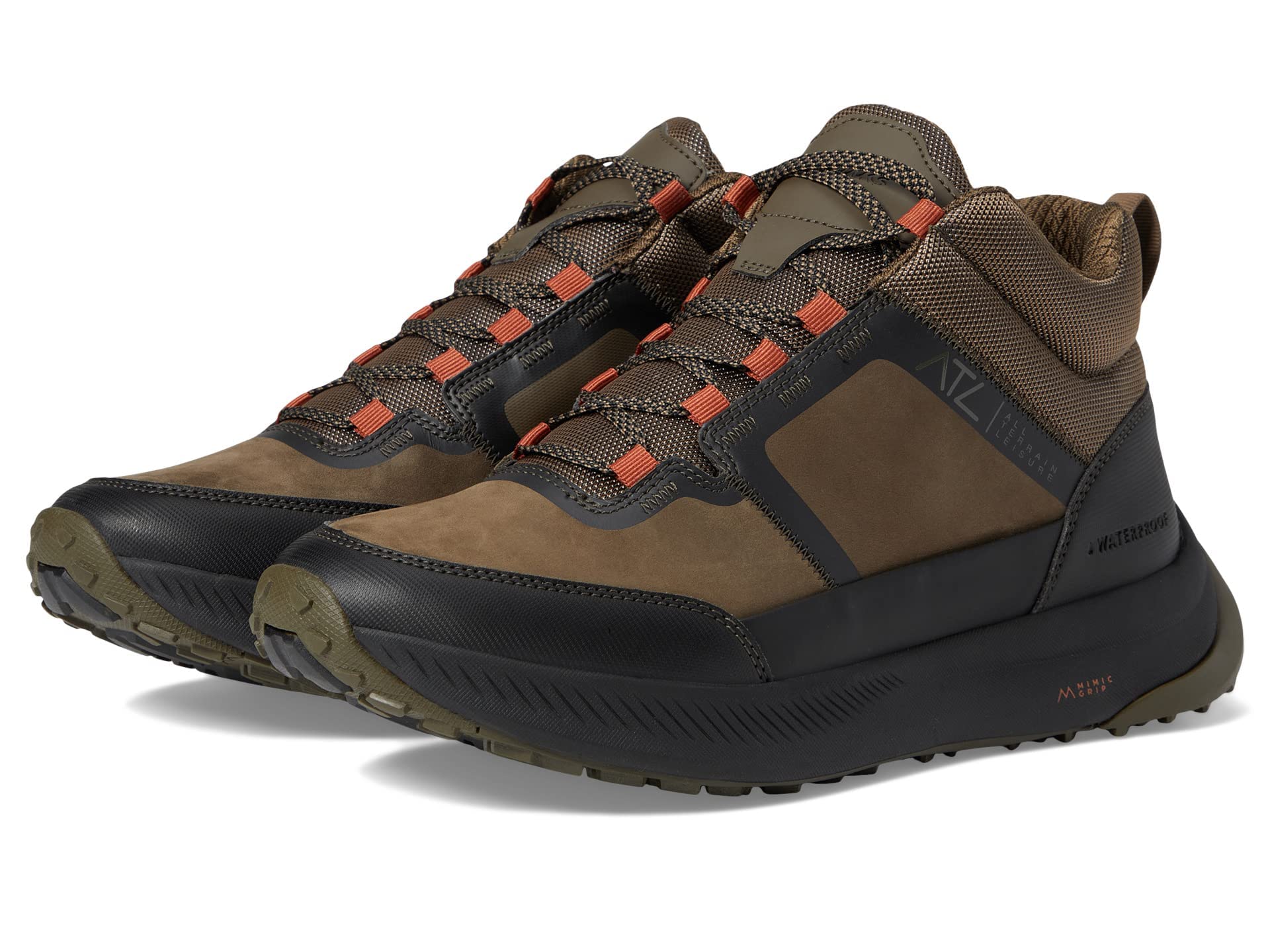 Clarks ATL Trail Up Dark Olive Combi Waterproof 11 D (M)