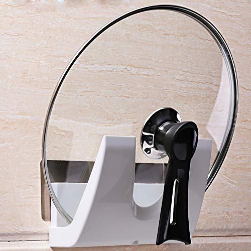 XJJZS Multifunctional Pot Lid Rack Wall Hanging Pot Pot Lid Pot Rack Cutting Board Rack Kitchen Storage Rack