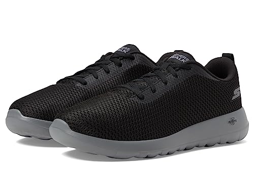 Skechers mens Go Walk Max - 54601 Sneaker, Black/Grey, 11 X-Wide US
