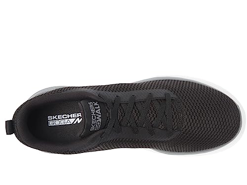 Skechers mens Go Walk Max - 54601 Sneaker, Black/Grey, 11 X-Wide US