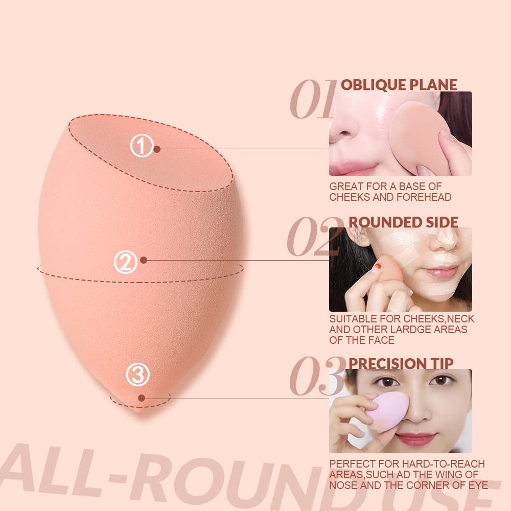 SACE LADY Full Face Makeup Set for Women Full Kit, Primer, Full Cover Up Concealer Corrector for Eye Circles, Oil Control Powder, Highlighter Glow & Blush, Sponge, Flawless Lasting Cosmetics Kit 7Pcs