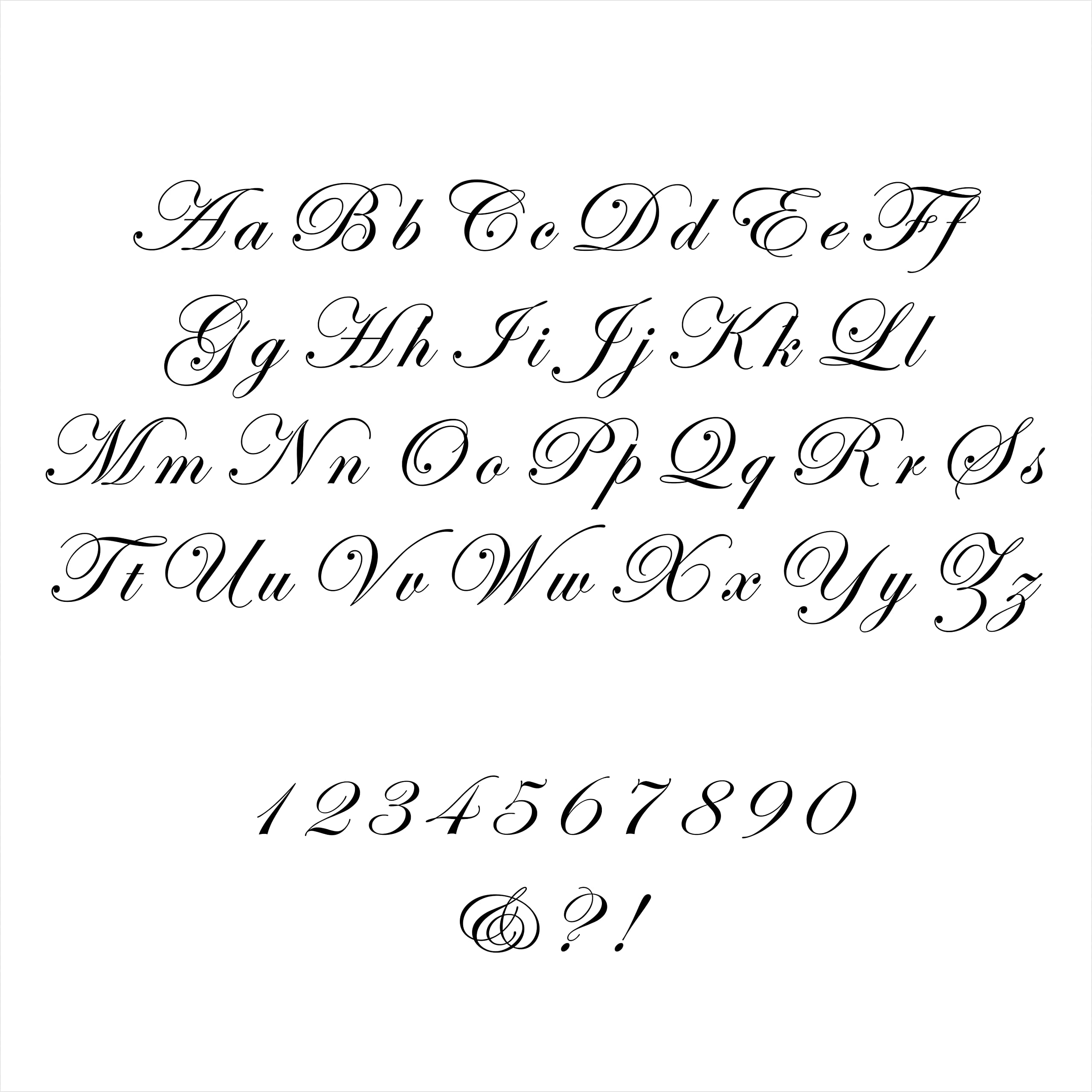 PrettySweetParty Clear Address Labels - Frosted Clear Transparent Custom Printed Personalized Return Address Labels for Envelopes (Edwardian Script)