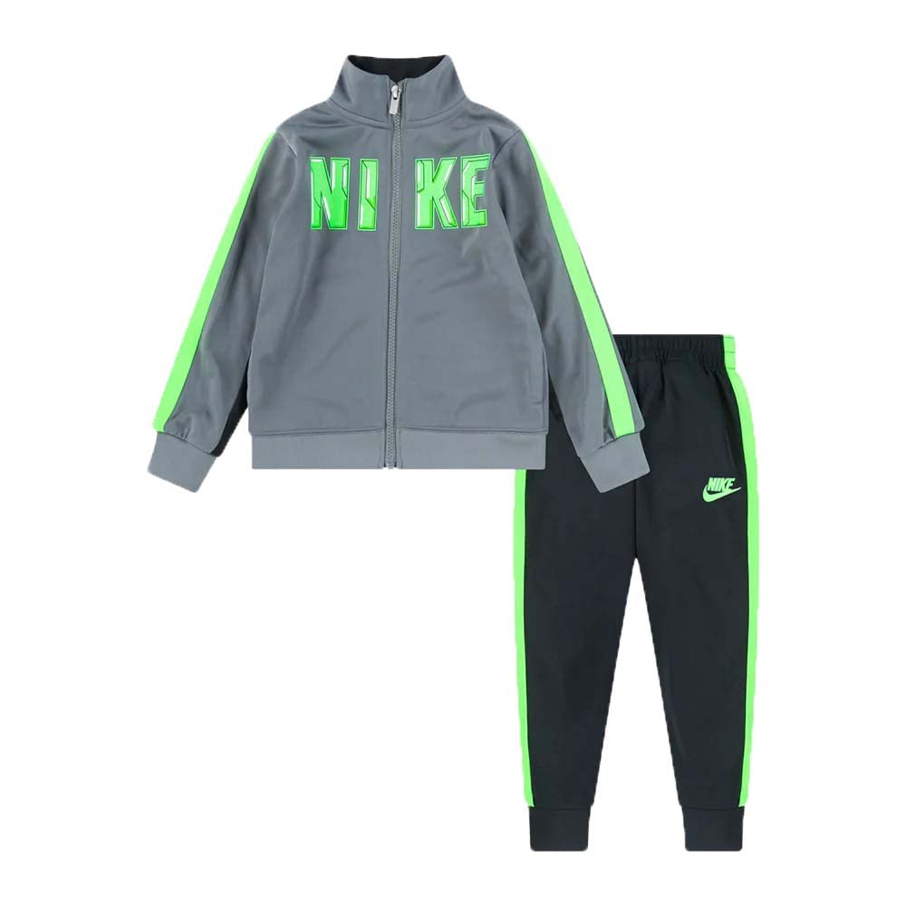 Nike Toddler Boy Dri Fit Full Zip Jacket and Pants 2 Piece Set (B(76I488-023)/V, 2T)