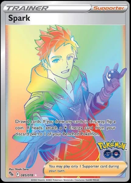 Spark 085/078 - Pokemon Go - Full Art - Secret Rare - Rainbow