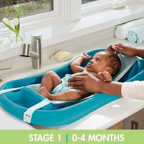 The First Years Sure Comfort Deluxe Newborn to Toddler Tub, Teal