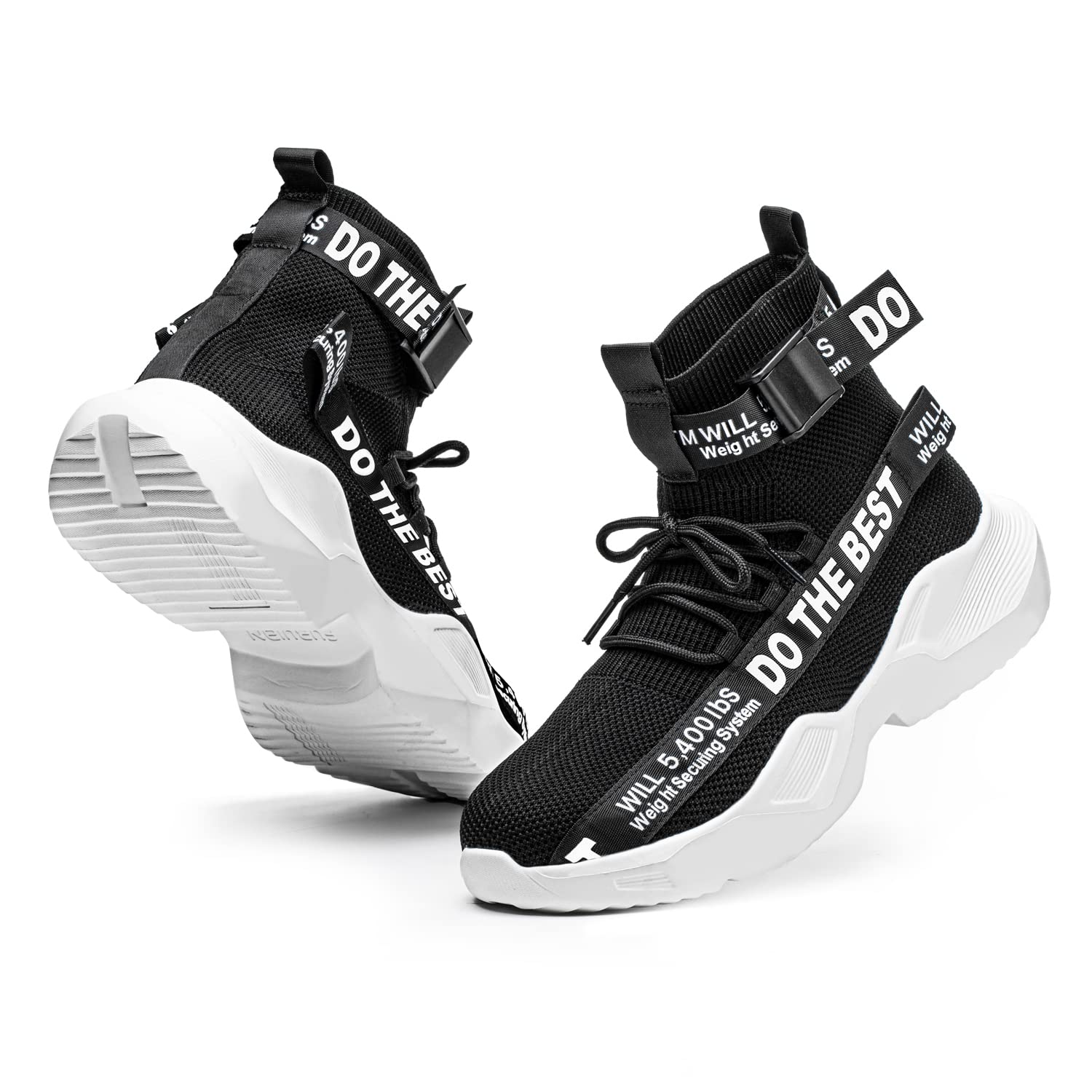 Furuian Steel Toe Shoes for Men Women Comfortable Lightweight Safety Snekaers Industrial Construction Work Shoes for Men Black