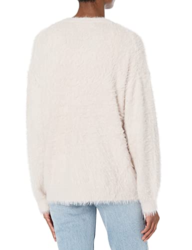 VELVET BY GRAHAM & SPENCER Women's Barb Feather Yarn Cardigan Sweate, Blush, X-Small
