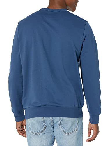 GAP Mens Logo Crew Neck Hoodie BLUE SHADE L