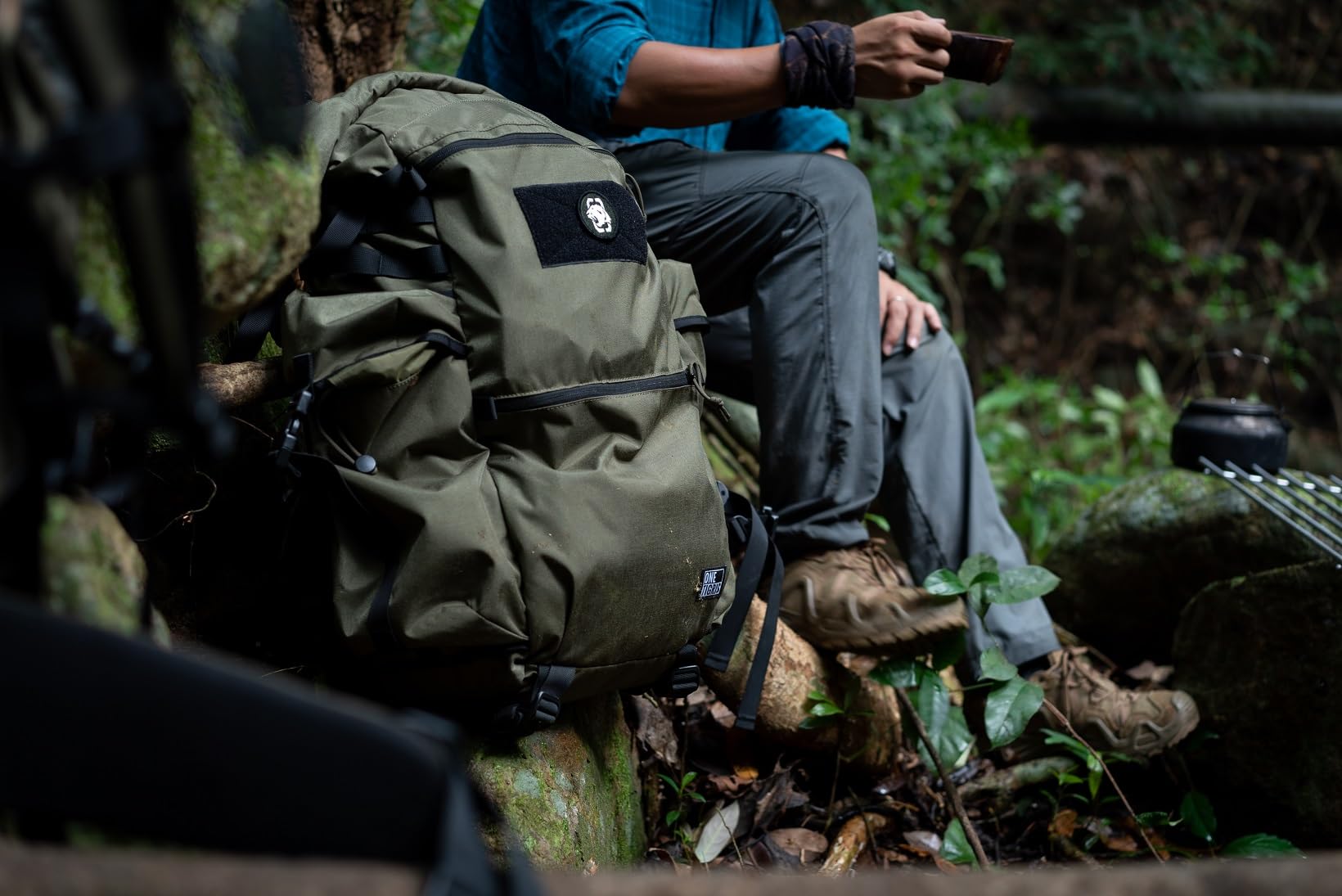 OneTigris WILD ROCKET 45L Backpack - Durable 500D Cordura Nylon ALICE Pack, Hiking Daypack for Outdoor Adventures