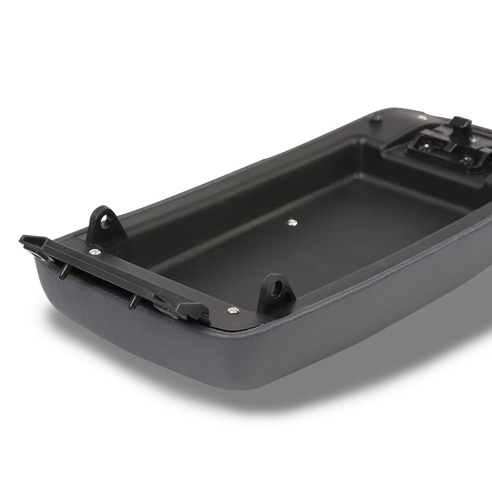 PIT66 Center Console Armrest Lid, Compatible with 1995-2000 Toyota Tacoma/1996-1998 Toyota 4Runner Gray