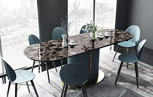 Simplemuji Black Glossy Adhesive Paper Marble Granite Look Effect Countertops Vinyl Film Backsplash Wallpaper Waterproof Oilproof Adhesive Removable 12inch X 79inch